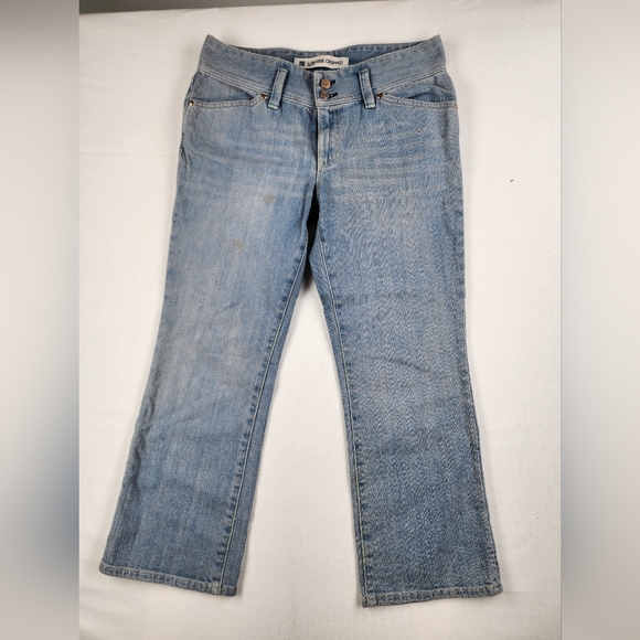 GAP | Jeans | Low Rise Cropped 5 Stretch Gap Double Button 8r | Poshmark